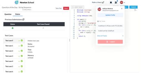 Today I Have Solved String Sequence Using Cpp Aditya Mishra