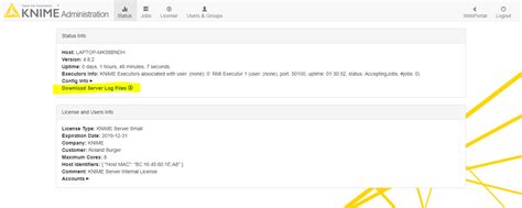 Memory To Knime Server And Logs For Jobs Knime Server Knime Community Forum