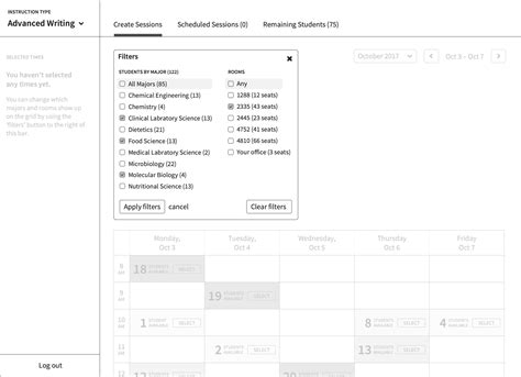Library Instruction Class Scheduler Design — Portfolio — Ben Crowder