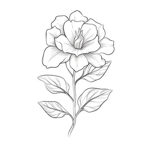 Premium Ai Image Decoration Gardenia Flower Ai Generated