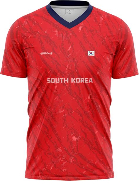 Genzgenji South Korea National Team Football Soccer Jersey