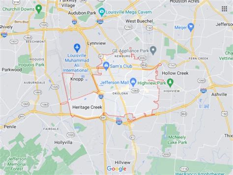 Where Is 40219 Zip Code Regional Map And Details