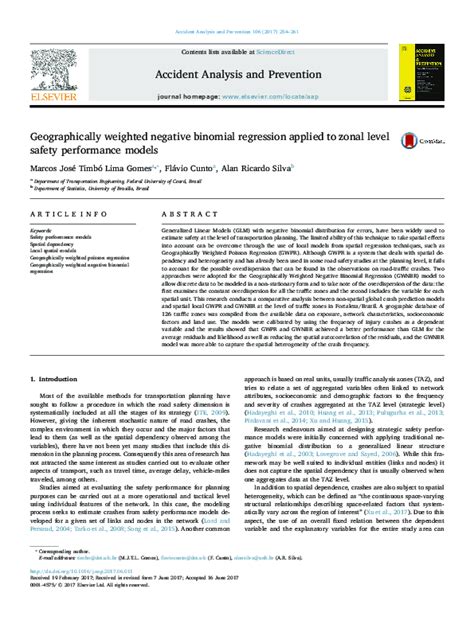 pdf geographically weighted negative binomial regression