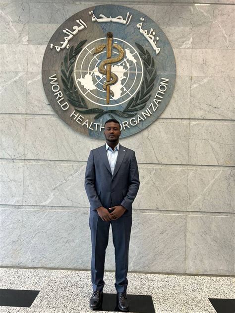 สำนักวิชาวิทยาศาสตร์สุขภาพ ขอแสดงความยินดีกับ Mr Abdirahman Khalif Mohamud ศิษย์เก่า