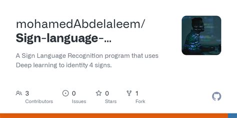 GitHub MohamedAbdelaleem Sign Language Recognition A Sign Language Recognition Program That