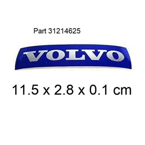 VOLVO Front Grille Emblem Badge 31214625 OEM - Blue