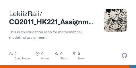 Github Lekiizraiico2011hk221assignment This Is An Education Repo