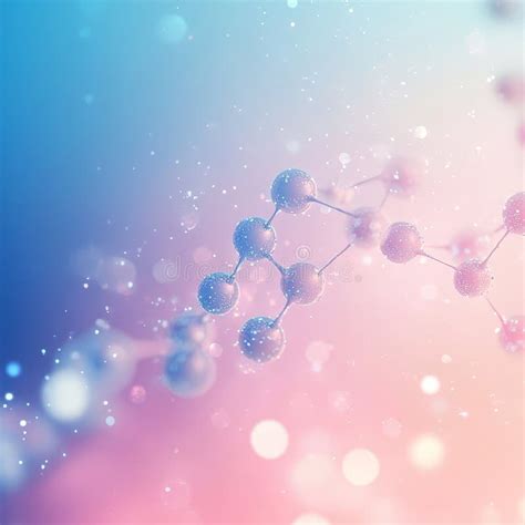 Abstract Molecular Structure With Bokeh Background Stock Image Image Of Abstraction Bonding