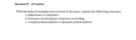 Solved With The Help Of Examples Not Covered In The Class
