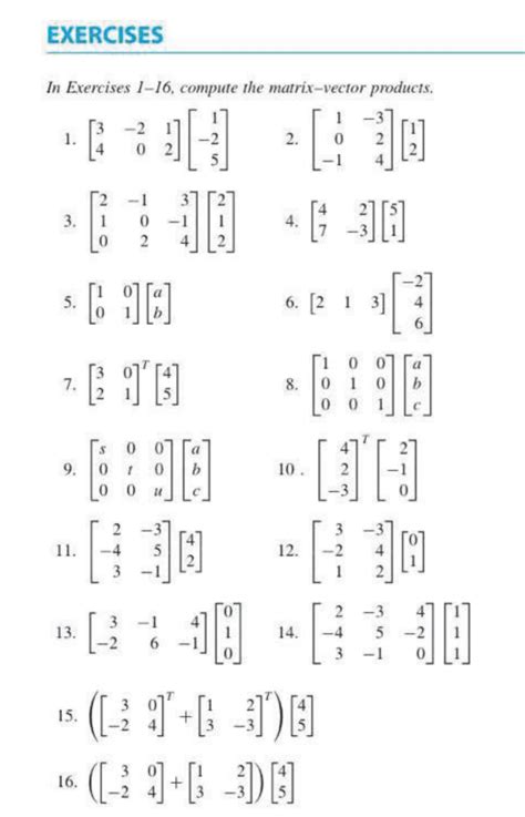 Solved Exercisesin Exercises 1 16 ﻿compute The