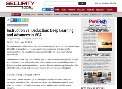 Instruction Vs Deduction Deep Learning And Advances In Vca Salient