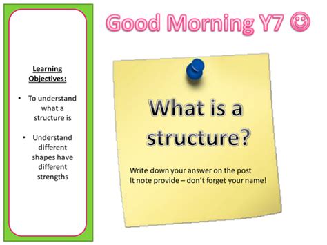 Structures Teaching Resources