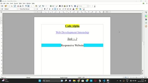 webdevelopment intern codealpha jhansysreenivas manchuri