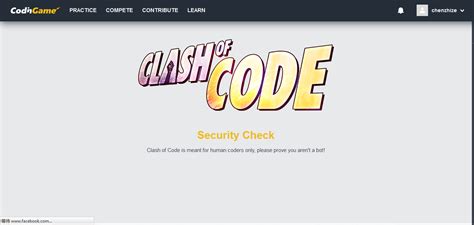 clash of code is meant for human coders only please prove you aren t a