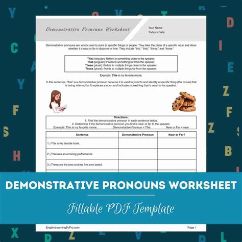 How To Teach Demonstrative Pronouns With Examples Englishlearningbypro