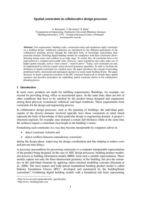 pdf spatial constraints in collaborative design processes
