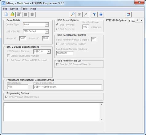 Programming FTDI devices Tučňák Wiki