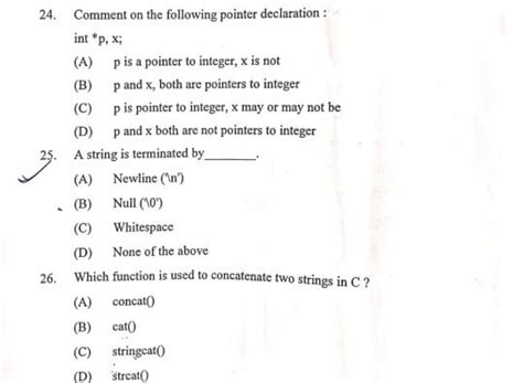 24 comment on the following pointer declaration int p x a p is a