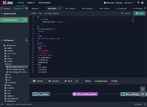 About Dbt Cloud IDE Dbt Developer Hub
