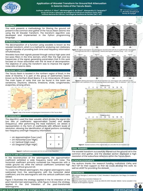 Pdf Application Of Wavelet Transform For Ground Roll Attenuation In