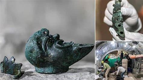 ចង្កៀងប្រេង អាយុ ២០០០ ឆ្នាំ ត្រូវបានគេប្រើជាតង្វាយ ធ្វើពិធីបូជារកឃើញ កប់ក្នុងគ្រឹះ