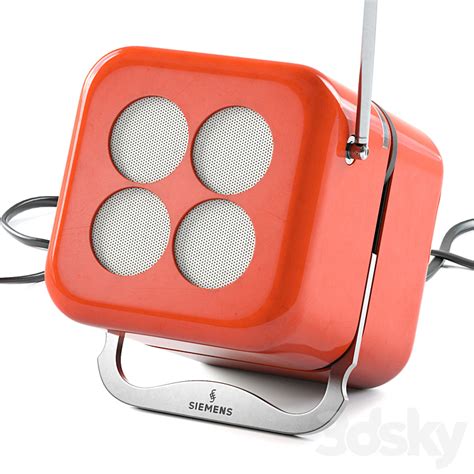 Siemens Cube Radio Audio Tech 3d Model