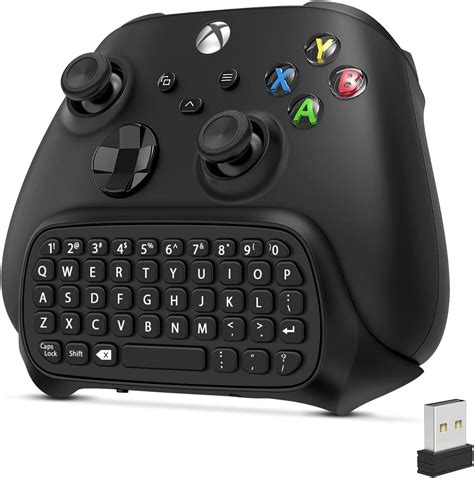 Tnp Wireless Chatpad For Xbox One Controller S X And Series S X 2 4ghz Black Mini Text Messenger