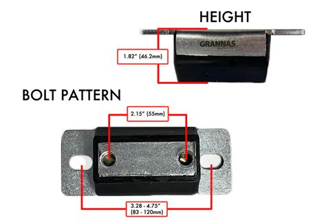 Rubber T56 Transmission Mount Kit Grannas Racing