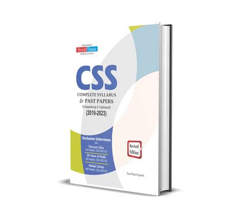 Css Optional Papers 2018 2023 Jahangirs World Times Publications