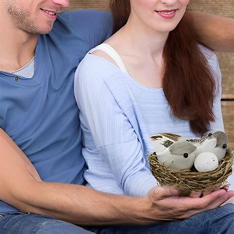 Fake Birds That Look Real Realistic Artificial Bird Nest Decor