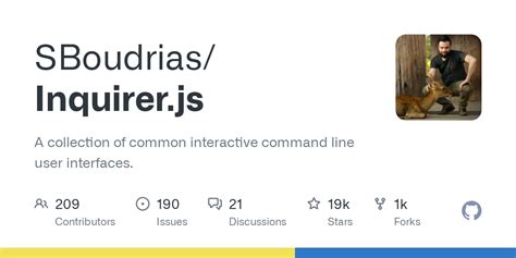 Github Sboudriasinquirerjs A Collection Of Common Interactive Command Line User Interfaces Github Sboudriasinquirerjs A Collection Of Common Interactive Command Line User Interfaces