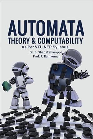 Automata Theory Computability As Per VTU NEP Syllabus Amazon In Books