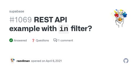 rest api example with `in` filter · supabase · discussion 1069 · github