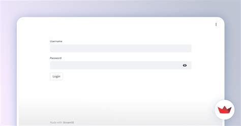 Login · Streamlit