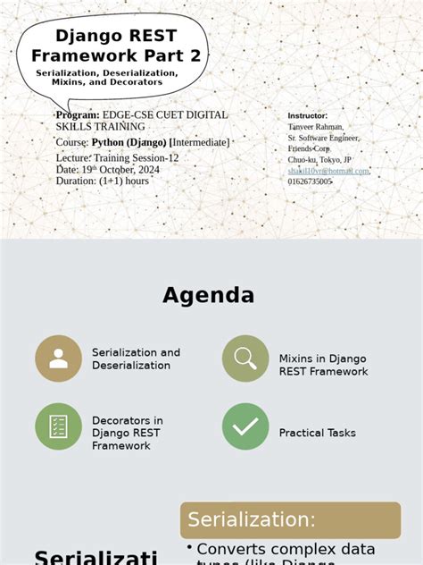 Django Rest Serialization And Mixins Pdf Software Engineering