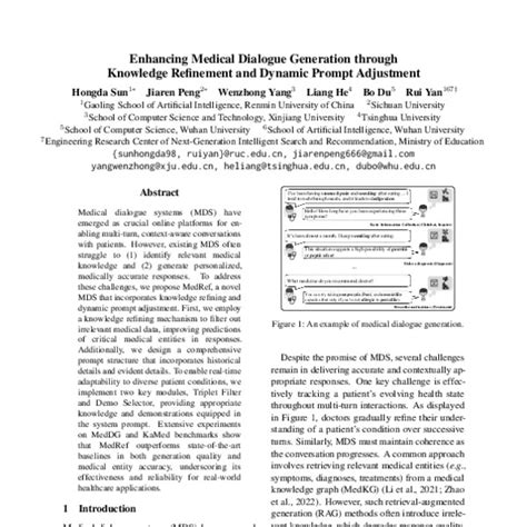 Enhancing Medical Dialogue Generation Through Knowledge Refinement And