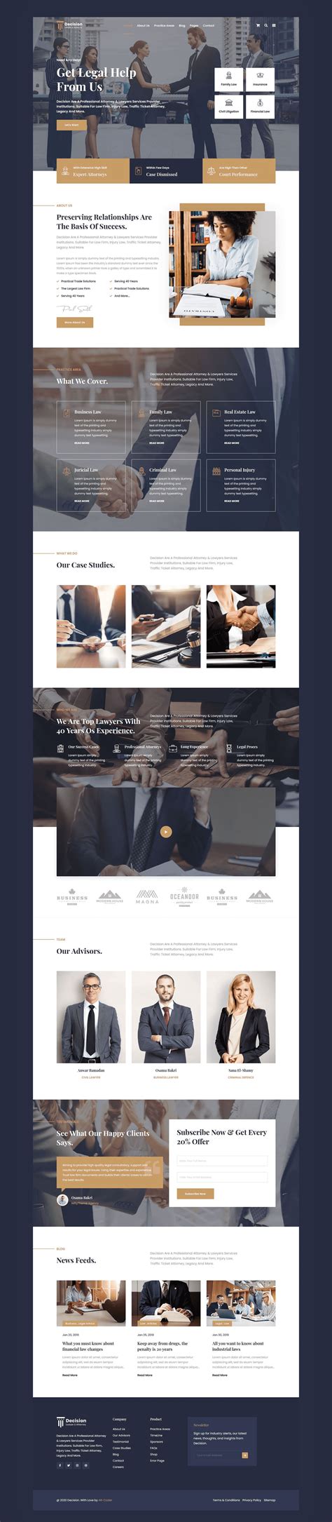 Decision Law And Lawyer Wordpress Theme Thememag