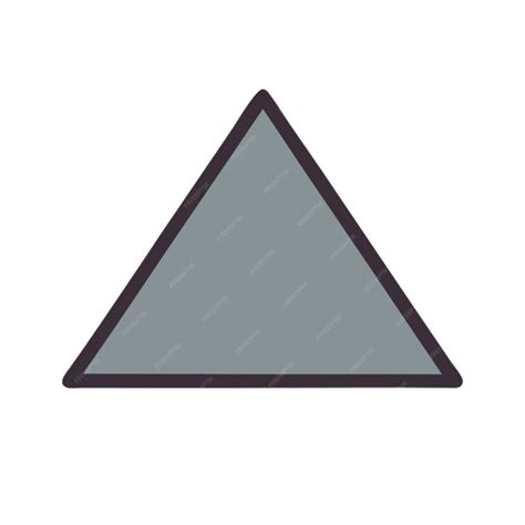 Basic Triangle Black Icon Premium Ai Generated Vector