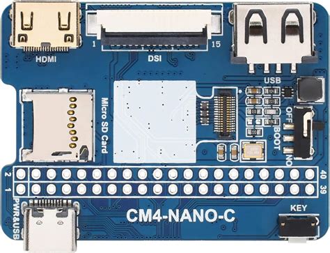 Waveshare Nano Base Board C Type Compatible With Raspberry