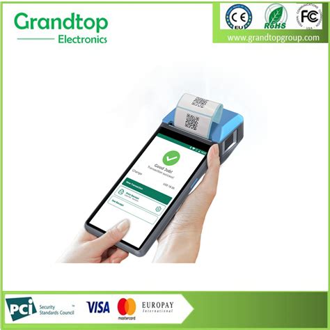 EMV PCI Certified Android Handheld POS Terminal For Restaurant China Android POS EMV PCI And