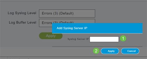 Setting Up System Message Logs Syslogs On A Cbw Network Cisco