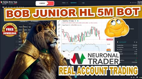 𝕭𝖔𝖇 𝕵𝖔𝖓𝖎𝖔𝖗 𝕭𝖔𝖙🦁🎯5 Minutes Entry Bot🎯higher Lower Trend Bots🎯real Account🎯 Youtube
