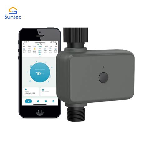 Smart Sprinkler Water Timer With Rain Delay Filter Washer Programmable