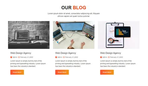 Карусель сообщений для блога с использованием Html Css Javascript