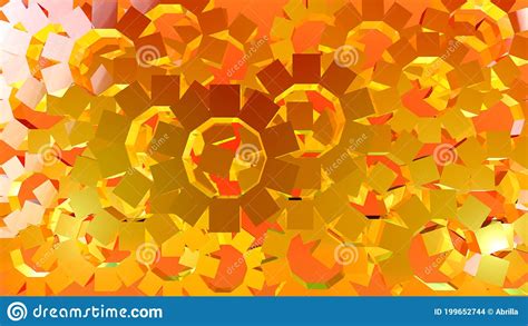 Abstract Graphic Background From Rotating Cubes 3d Rendering Stock Illustration Illustration