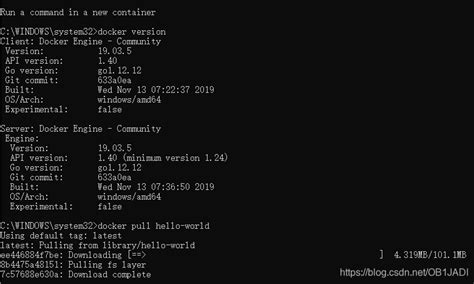 Win10安装docker Desktop 测试出现 Unable To Find Image Hello World Latest Locally解决方案 Docker Ob1jadi 云原生