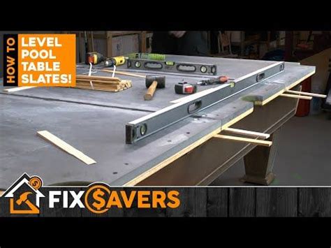 Pool Table Assembly How To Level Pool Table Slates