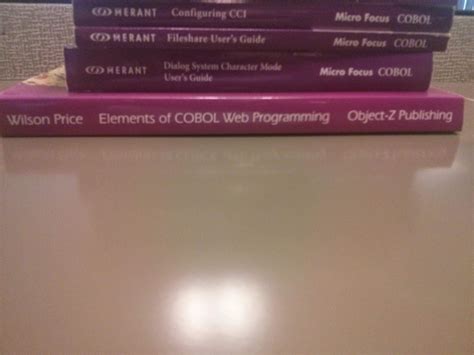 Old Cobol Web Books I Found At An Old Job 10 Years Ago Rwebdev