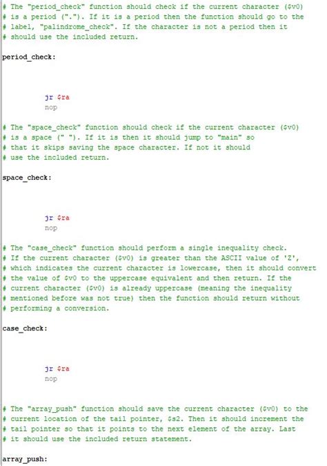What Is The Solution To This In Plp Assembly Language It Must