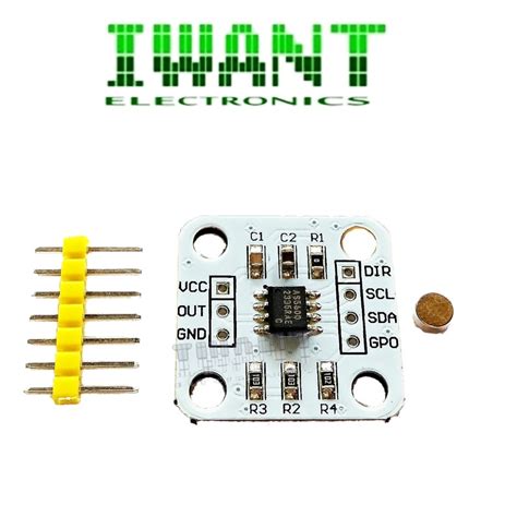 Jual As5600 As 5600 Magnetic Encoder Modul Magnetic Induction Angle 12 Bit Shopee Indonesia